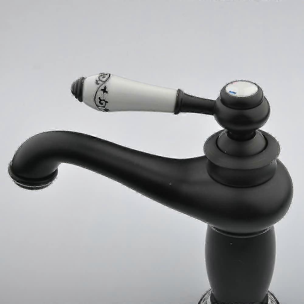 unique Basin Mixer Tap Vintage Oil Rubbed Bronze Brass Finish Bathroom ...