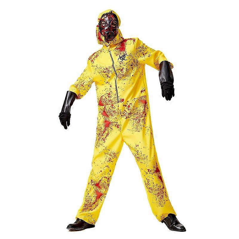 Halloween Zombie Costume Nuclear Radiation Adult Mutant Zombies Waste ...