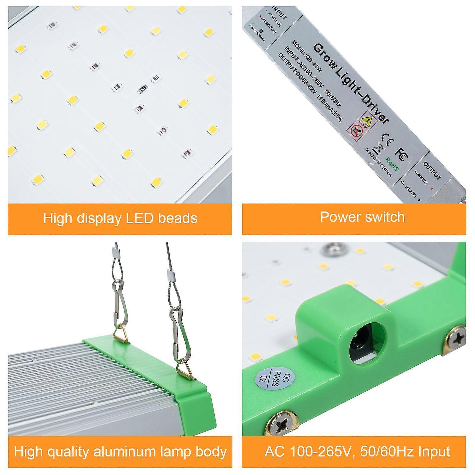 LED Indoor Plant Growth Light Full Spectrum UV IR Plant Supplement ...