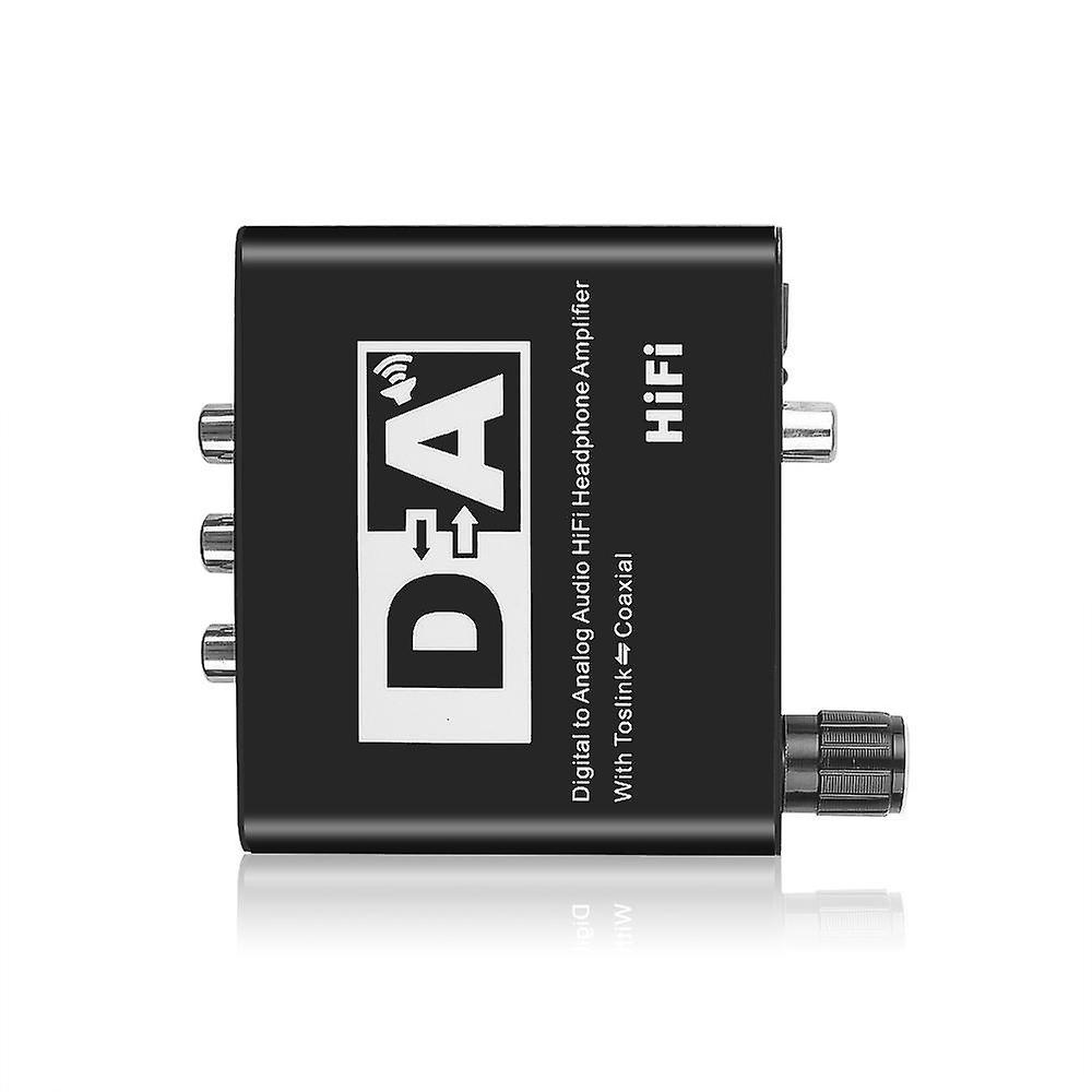 Dac optical coaxial bi-directional switch rca 3.5mm jack digital to ...