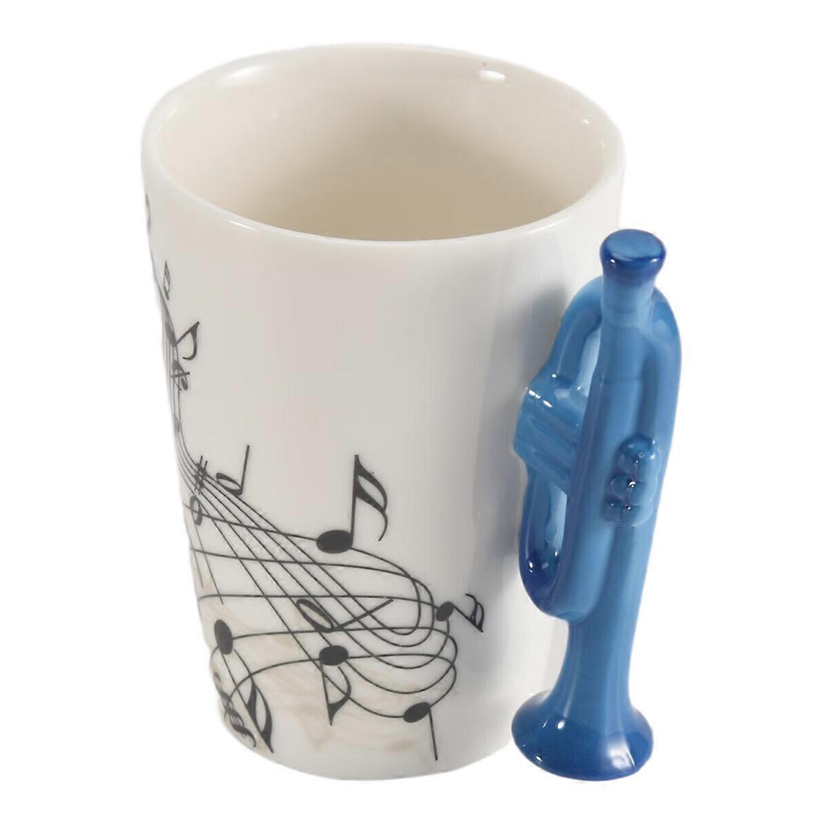 240Ml, Music Ceramic Mug Cute Coffee Tea Milk Stave Mugs and Cups with ...