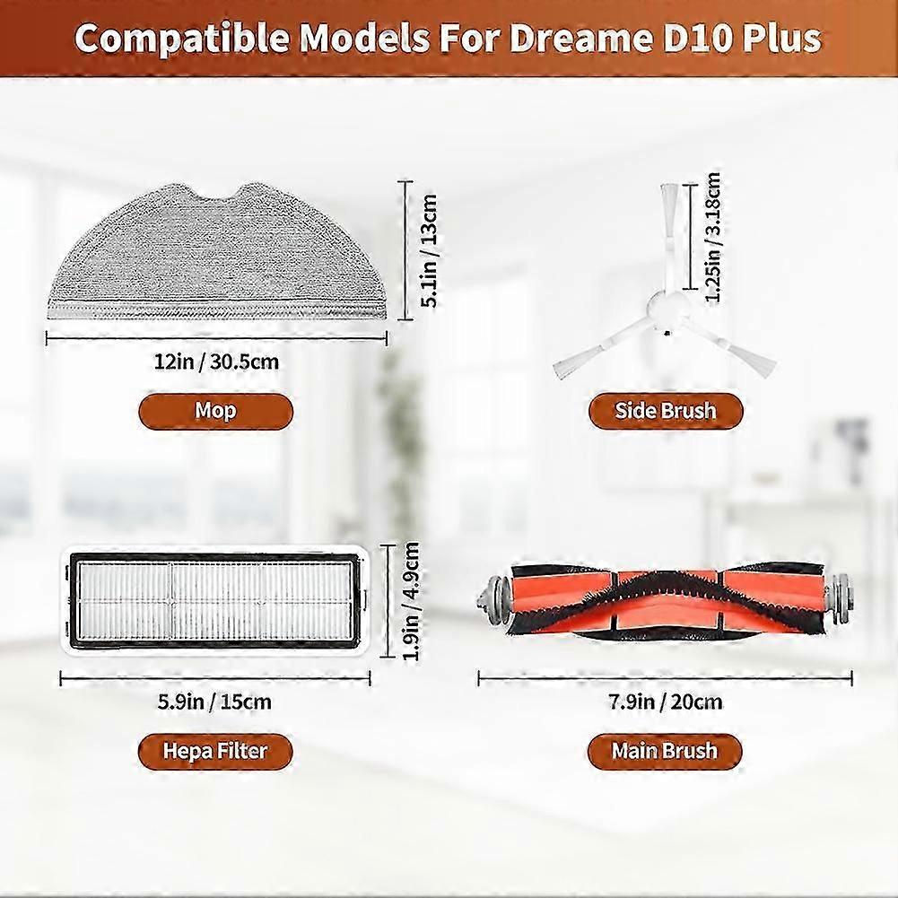 Replacement Parts for Dreame D9, D9 Max, D9 Pro, L10, L10 Pro Vacuum ...