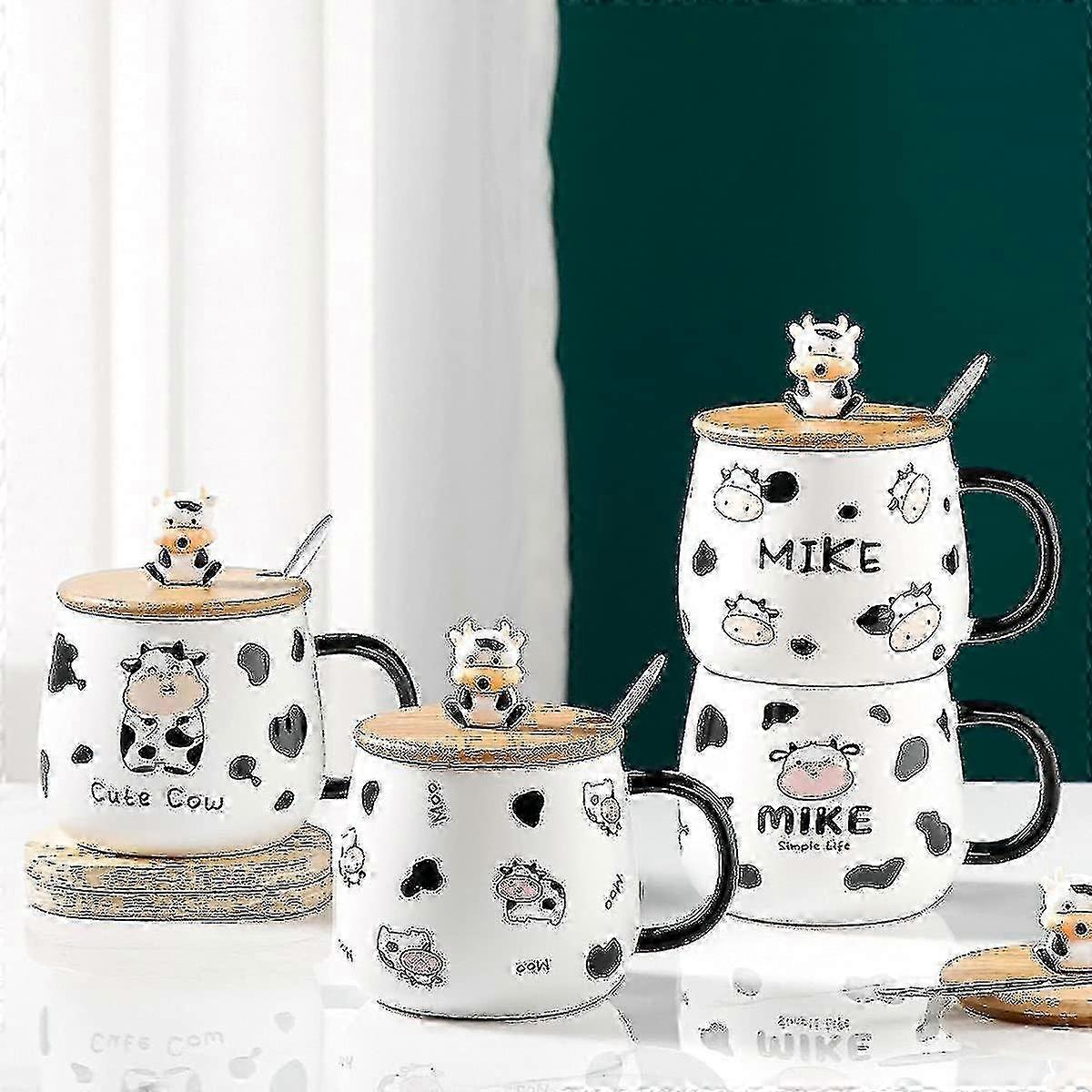 Cow Coffee Mug 400ml for Tea and Hot Drinks, Ceramic Cow Gift | Fruugo UK