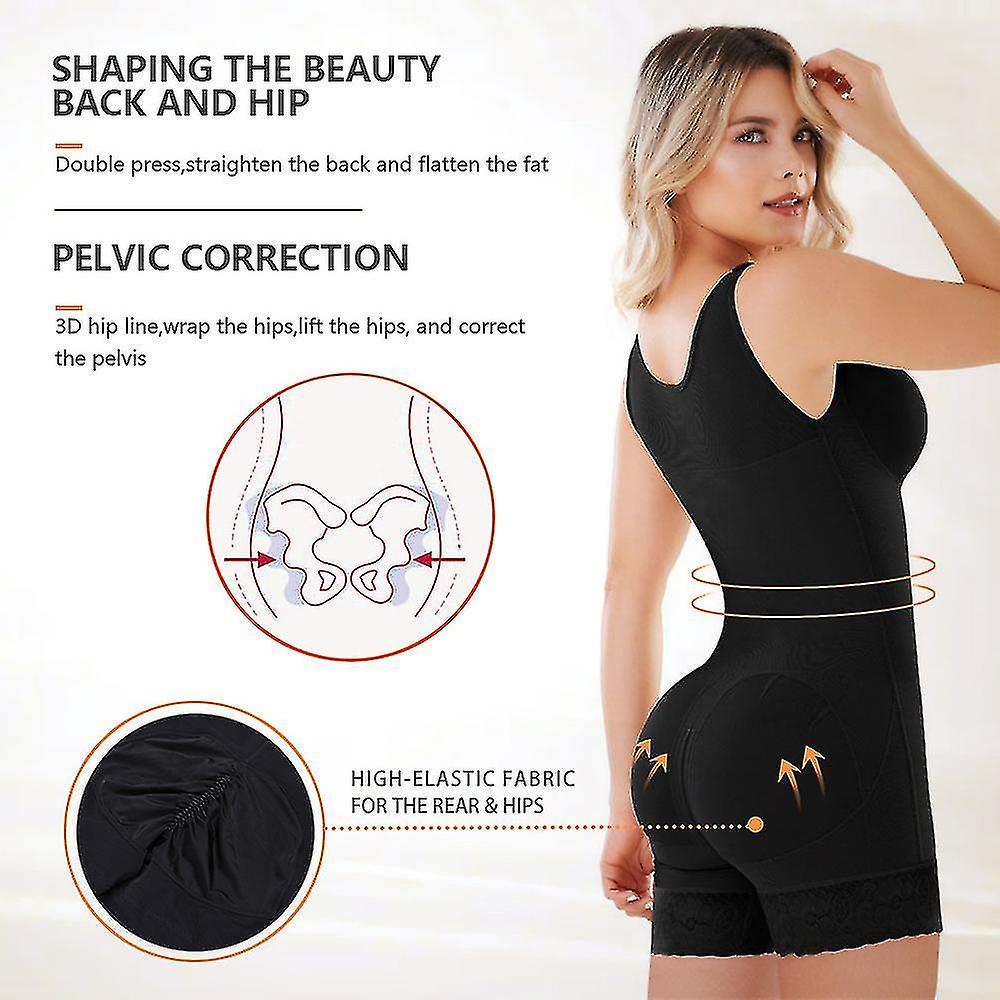 High Compression Short Girdle With Brooches Bust For Daily And Post ...