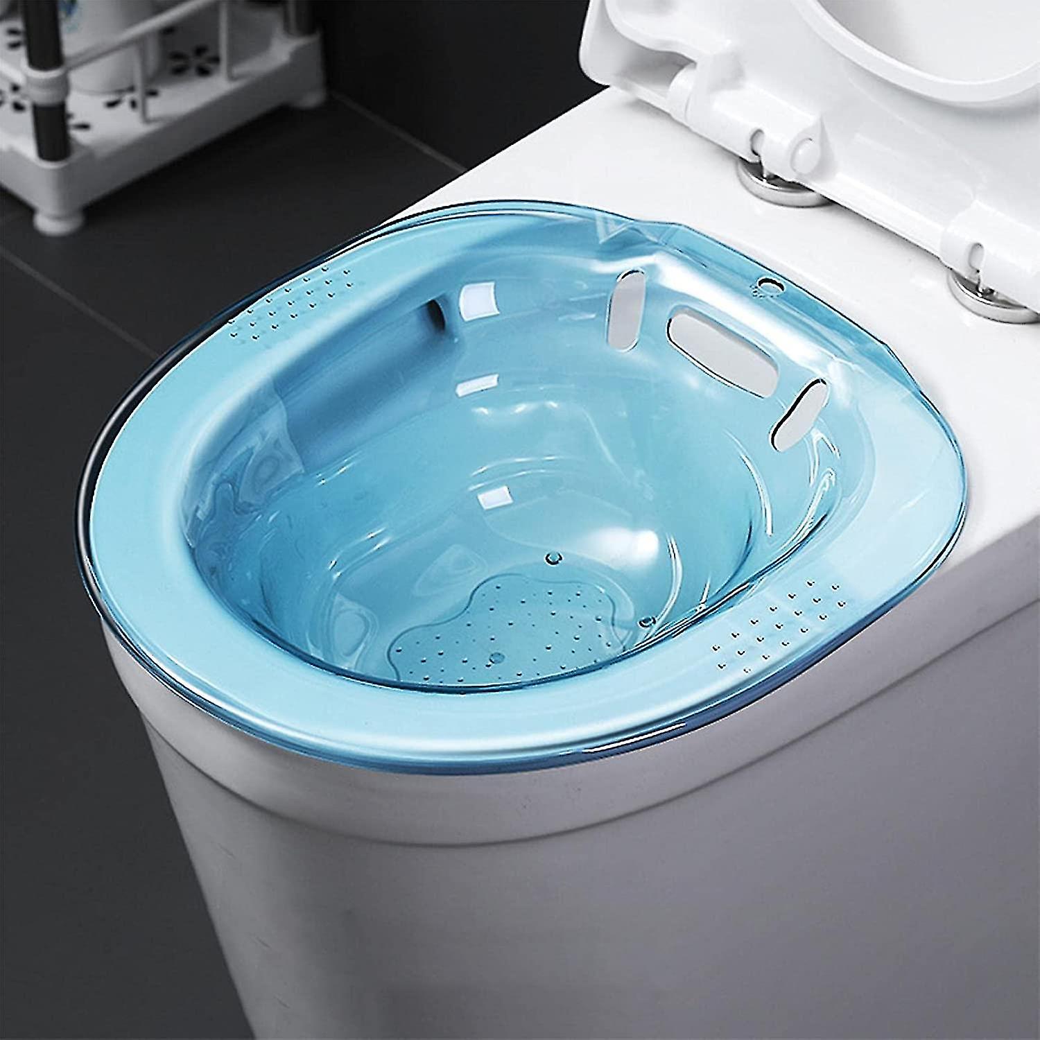 Sitz Bath For Toilet Seat With Flusher Reusable Drain Hole Universal ...