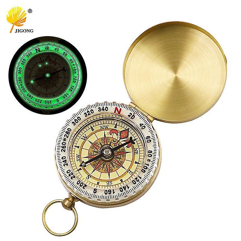 Portable Brass With Flip Compass North Hand Outdoor Travel Metal ...