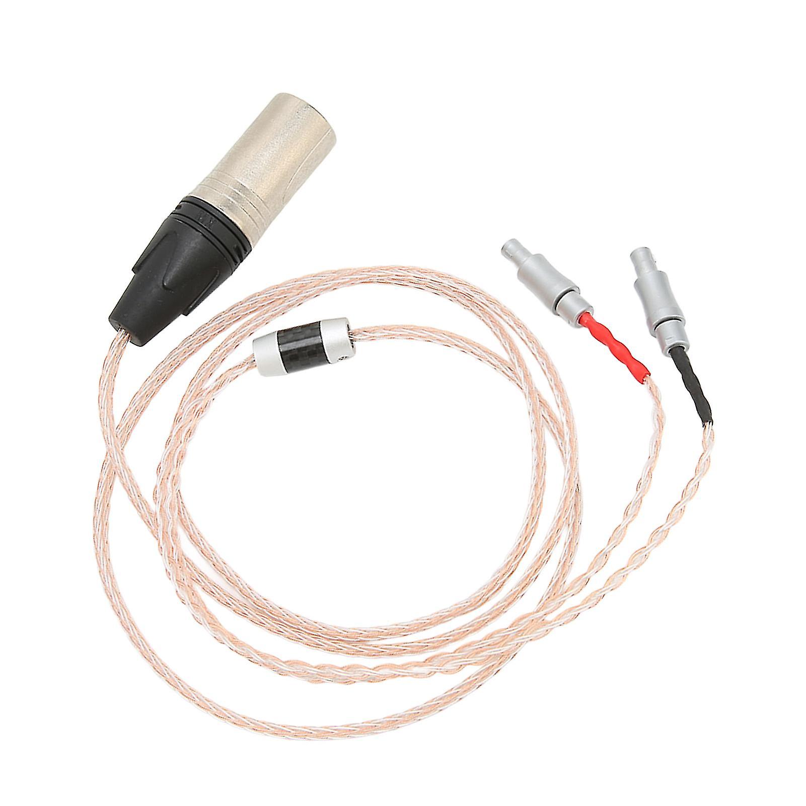 1.2m/3.9ft 4 Pin XLR Male Balanced Cable for Sennheiser HD800 HD800S ...