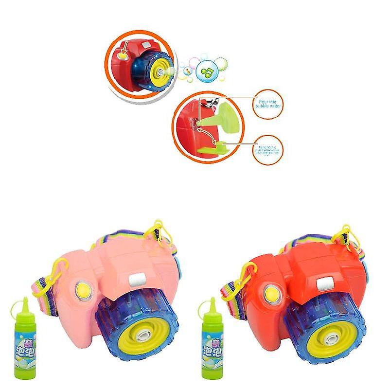 Camera Bubble Machine Portable Bubble Hurricane Machine Automatic Kid ...