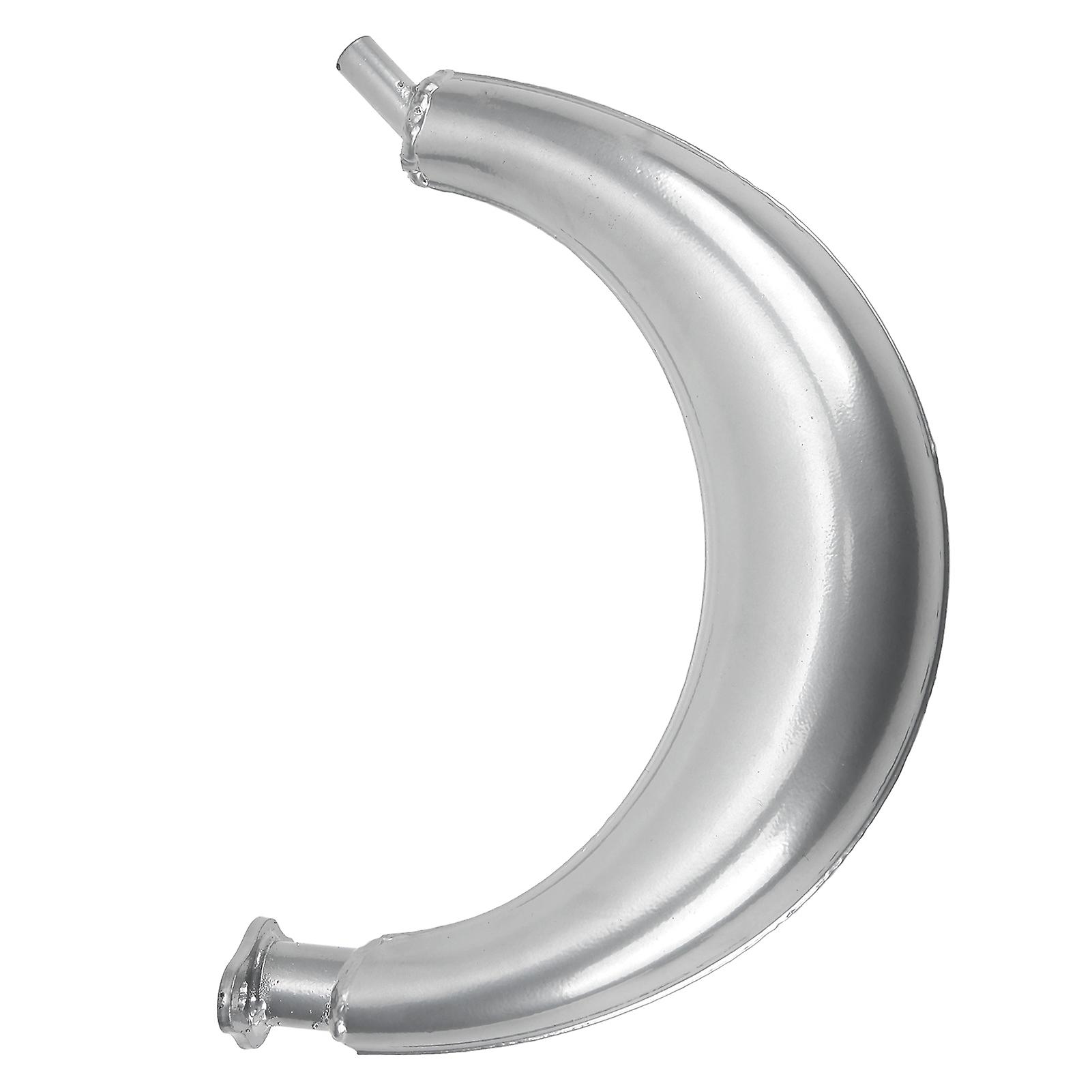 Motorized Bicycle Exhaust Muffler Pipe - Half Moon Shape, Steel Alloy ...