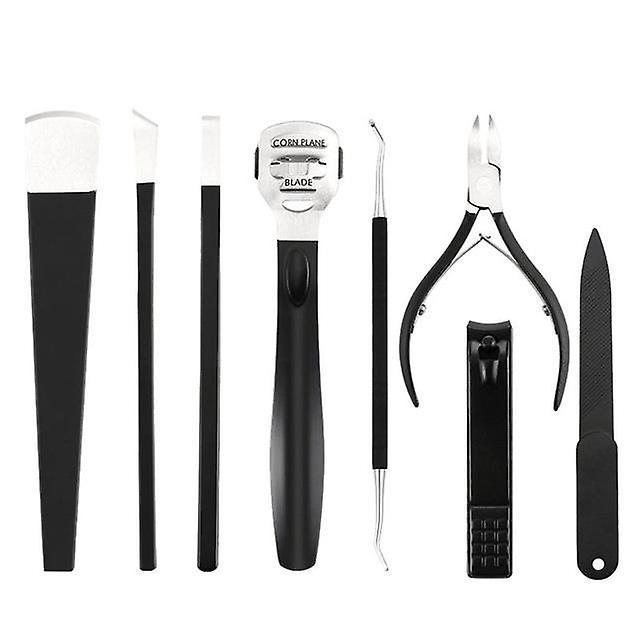 8Pcs/set stainless steel peeling callus pedicure knife professional ...
