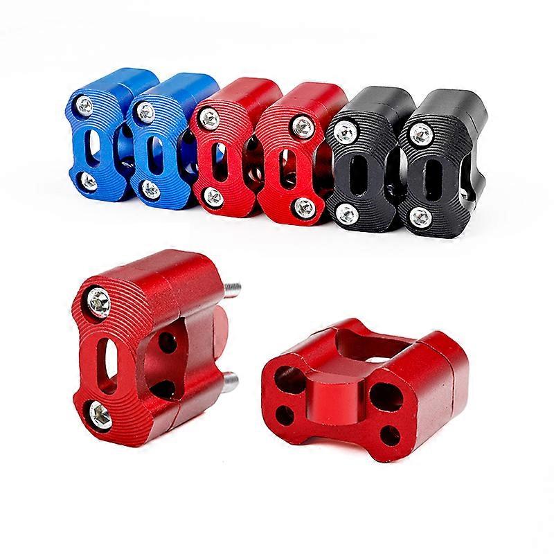 CNC Billet HandleBar Fat Bar Risers Mount Clamp Adaptor 22MM 28MM For Pit Dirt Bike Racing ...