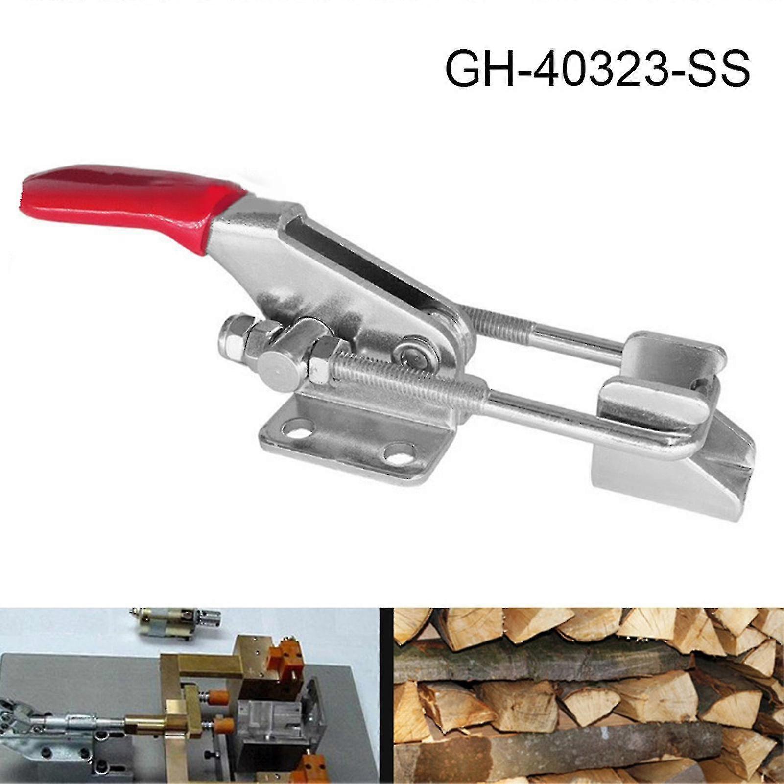 Gh-40323-ss Stainless Steel Adjustable Locking Clasp Toggle Clamp Hand ...