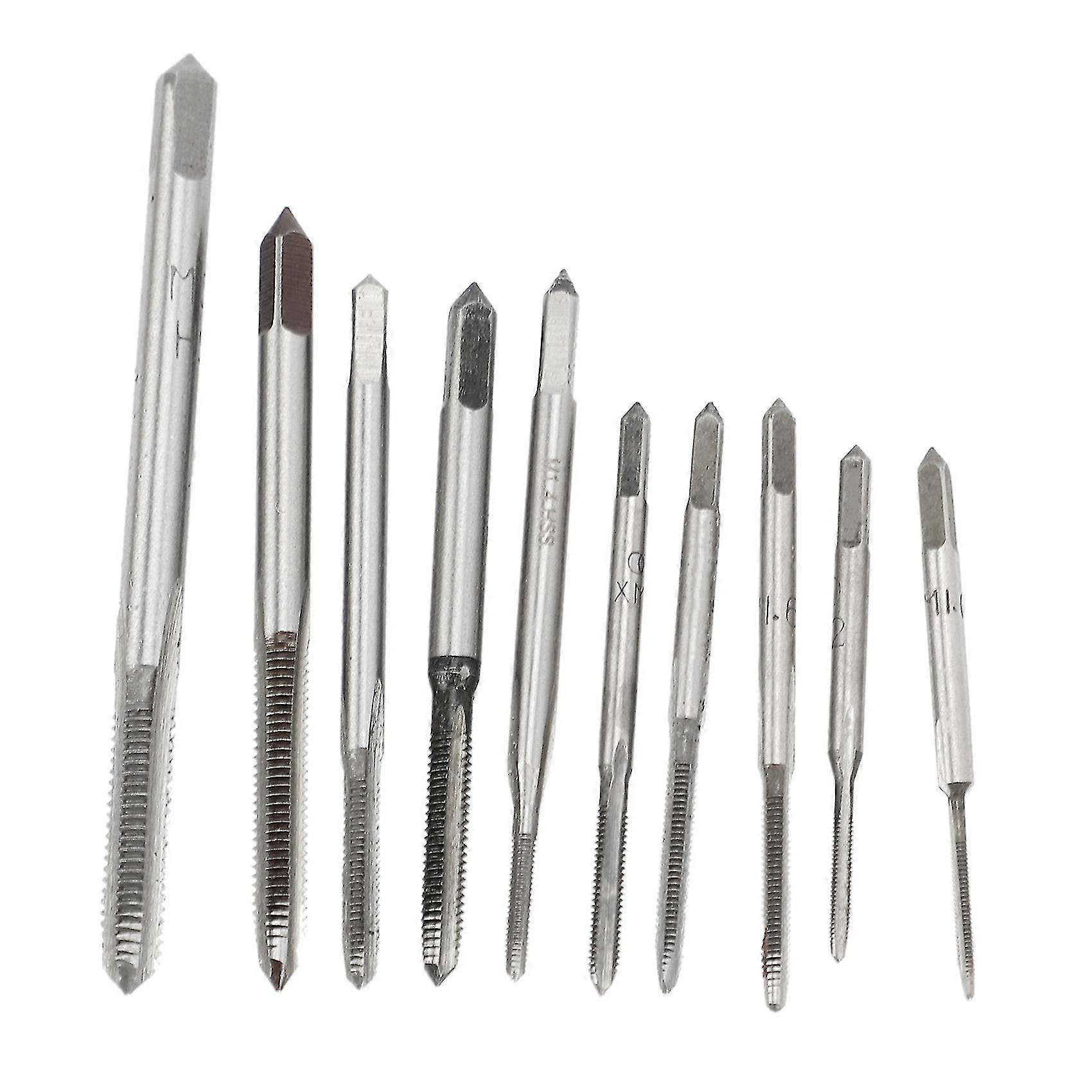 10pcs Hss M1 M1.2 M1.4 M1.6 M1.7 M1.8 M2 M2.5 M3 M3.5 Mini Tap Drill ...