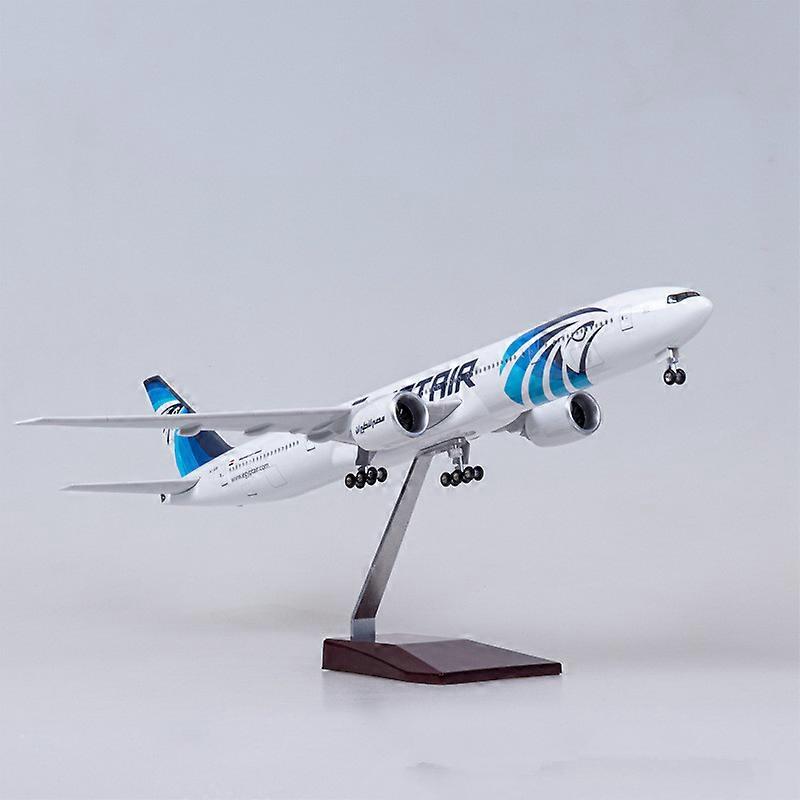 1:157 Scale 47CM Model Egypt Airline Boeing B777 Diecast Resin Airplane ...