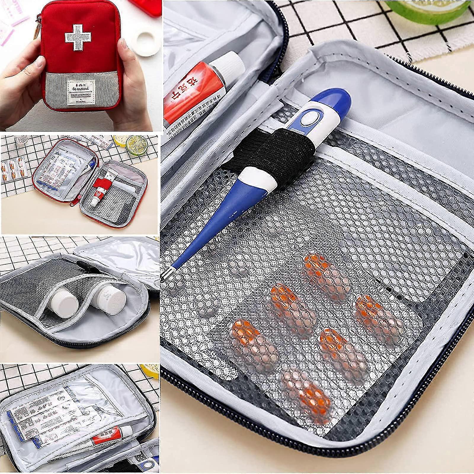 Mini Medical Bag, 2 Pcs Portable First Aid Kit First Aid Kit Empty ...