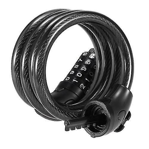 Bicycle Bike Coded Wire Lock Anti-theft 5-digit Coded Lock Anti-shear ...