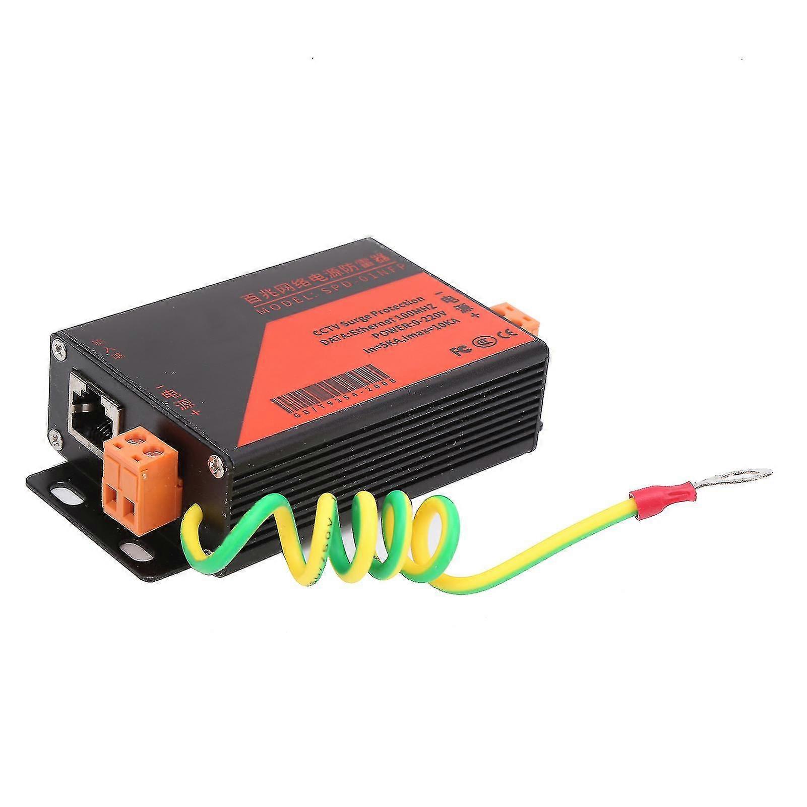 Ethernet Surge Protector Monitoring System Rj45 Lightning Suppressor ...
