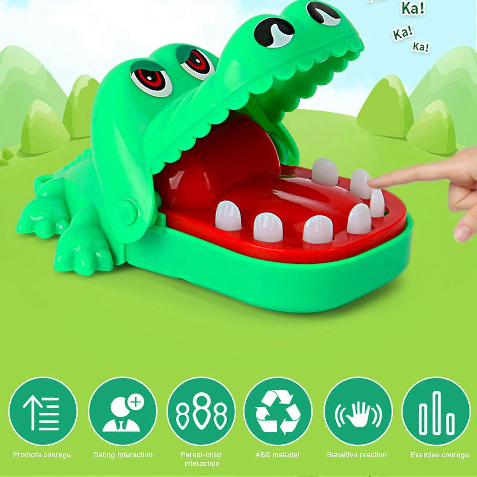 Fun Finger Biting Crocodile Toy Interactive Game Unique Portable ...