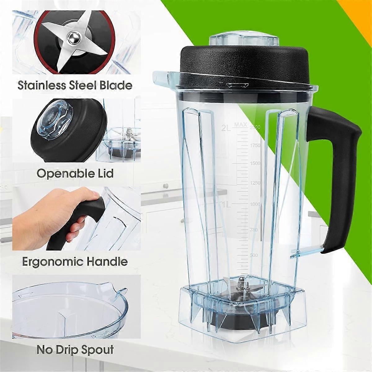 Blender Replacement Parts for Accessories,Blender Pitcher 64oz ...