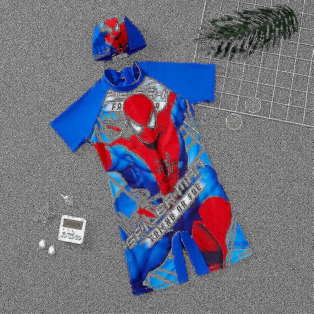 Kids Boys Spiderman Batman One Piece Surf Sun Suit Swim Swimming ...