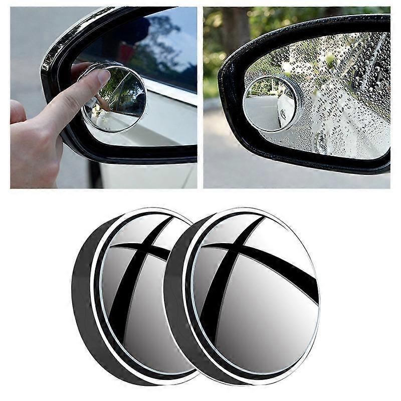 2pcs Car Rearview Mirror Convex Mirror Blind Zone Mirror Additional ...