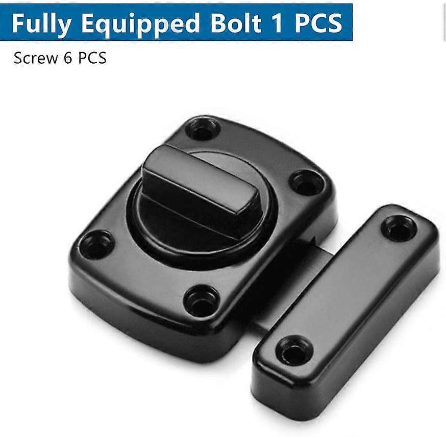 Bathroom Latch Rotate Bolt Gate Latch Door Lock, Additional Fixed Anti ...