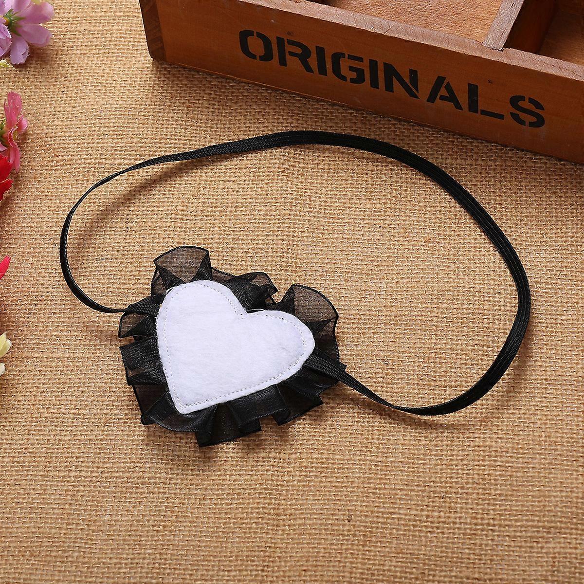 Gothic Lolita Girls Heart Cross Eyepatch Cosplay Eye Patch | Fruugo UK