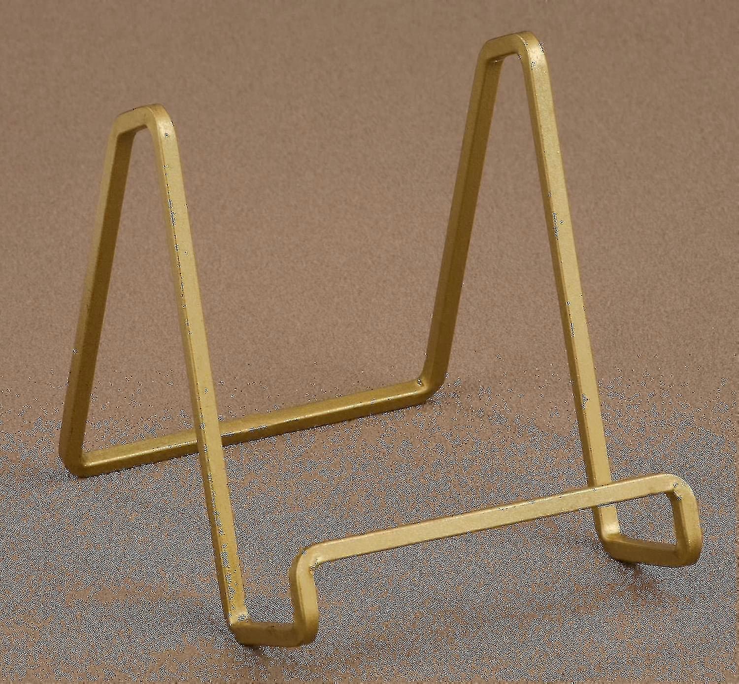 4 Inch Metal Gold Plated Square Wire Plate Stand Holder Easel Display ...