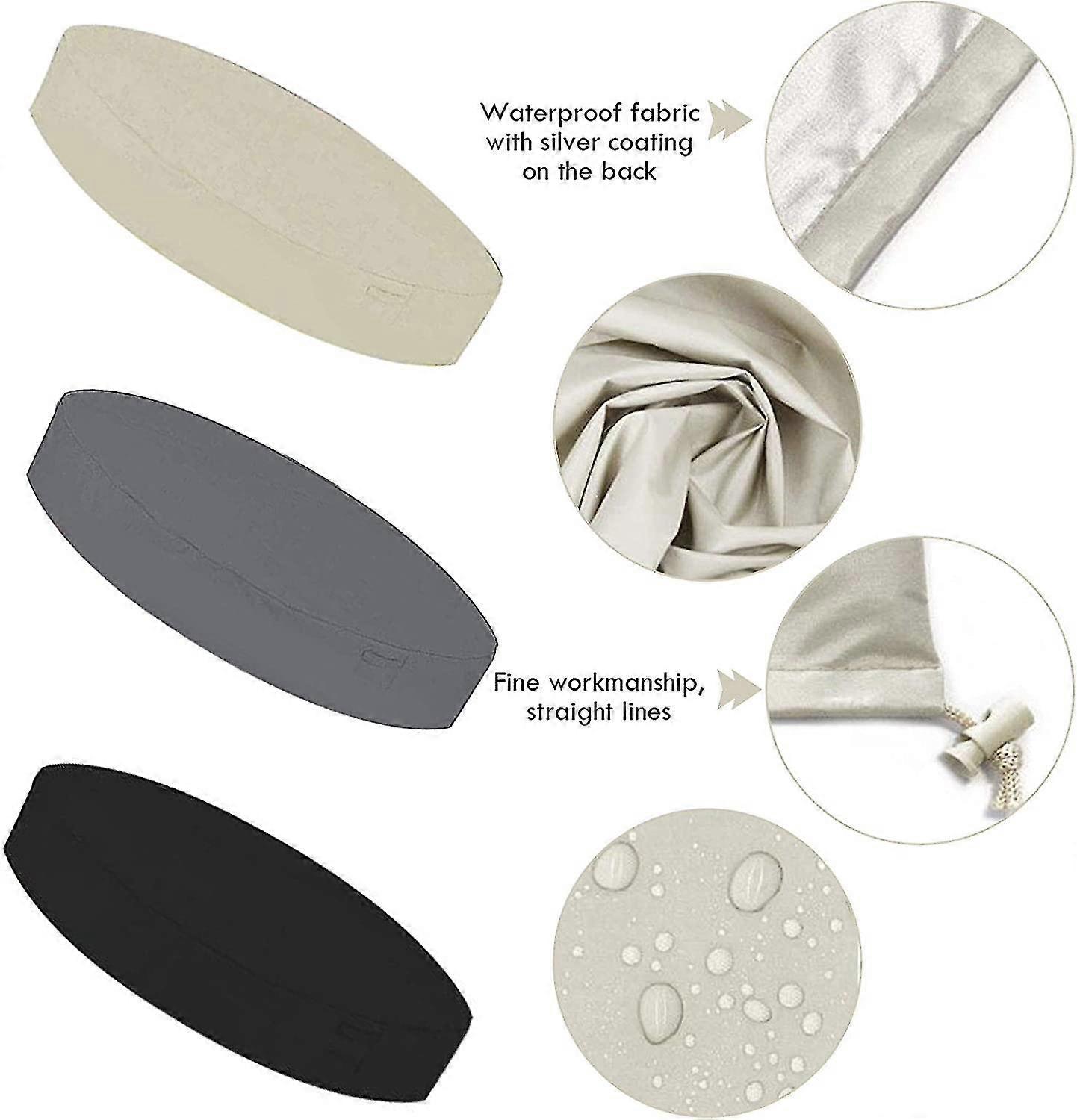 Round Hot Tub Cover Waterproof Weather Resistant Spa Hot Tub Protector ...