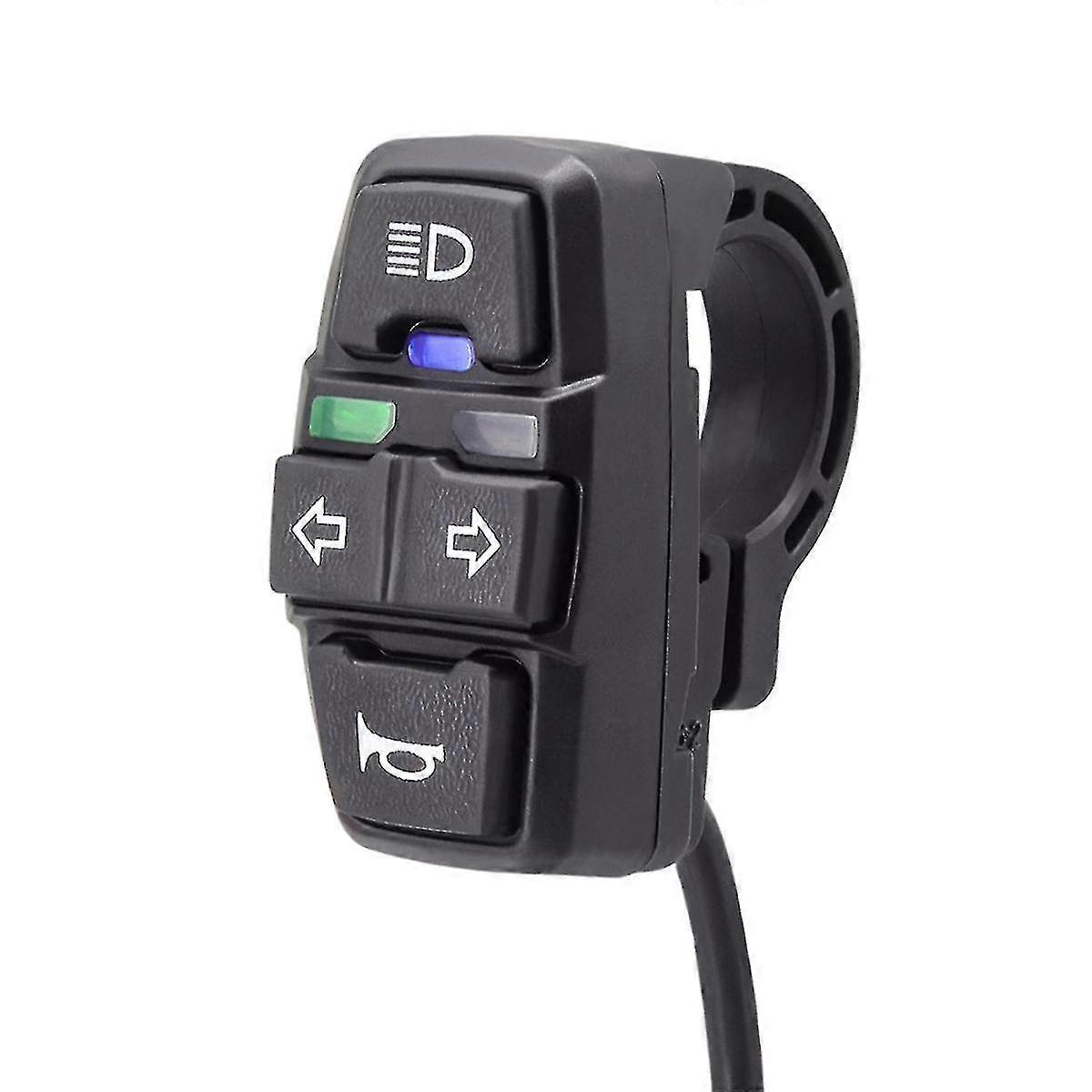 Ebike Light Switch+horn And Turning Light Switch Electric Bicycle ...