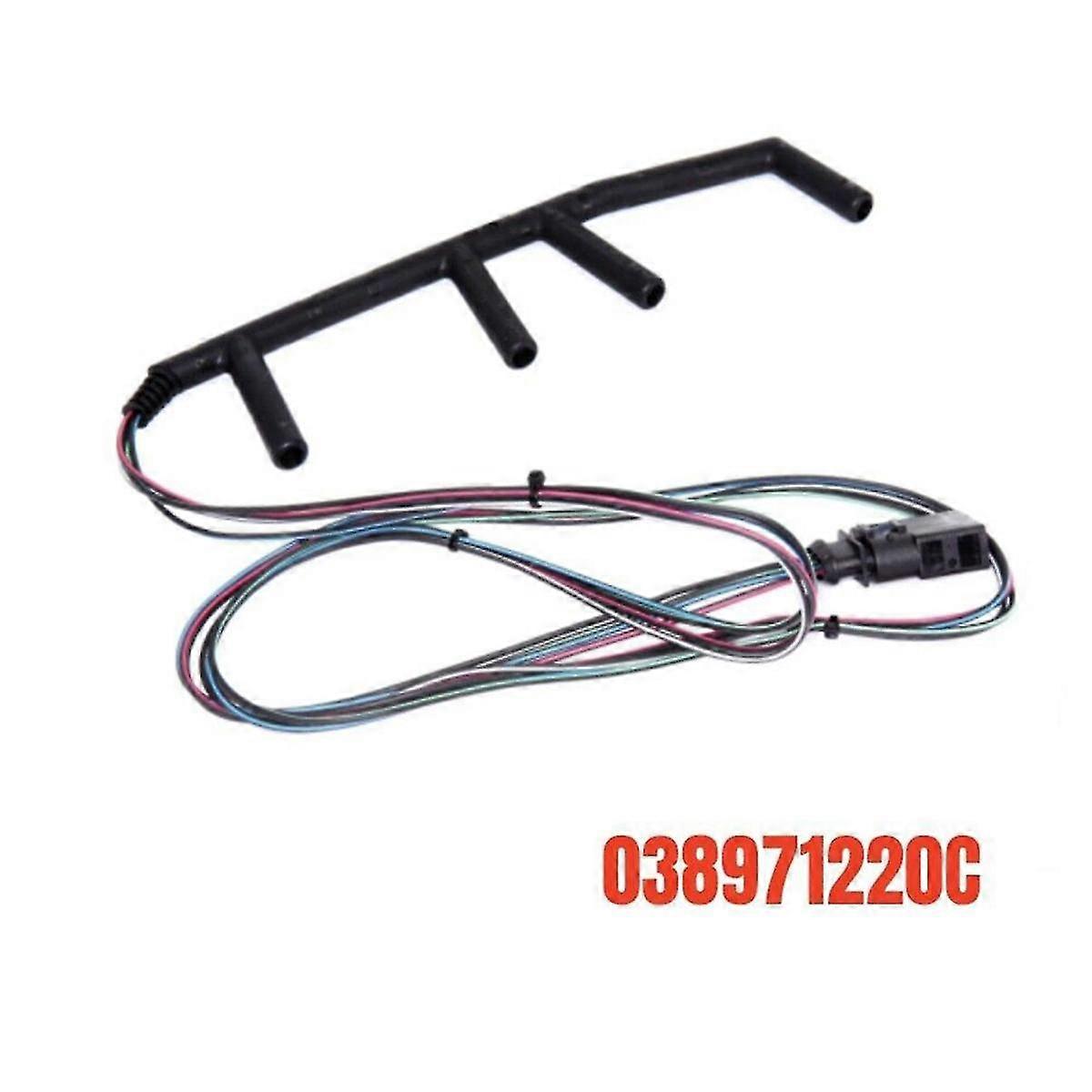 4 Wire Glow Plug Wiring Harness Connector 038971220c For Golf Tdi ...
