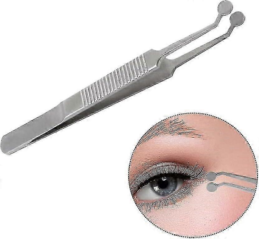 Meibomian Gland Expressor, Professional Forceps Stainless Steel Eyelid ...