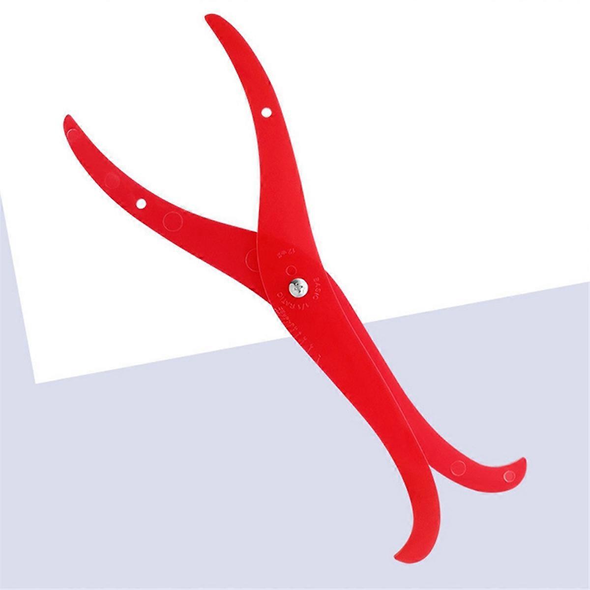 Pottery Tool Arc Plastic Caliper Inner and Outer Diameter Measuring ...