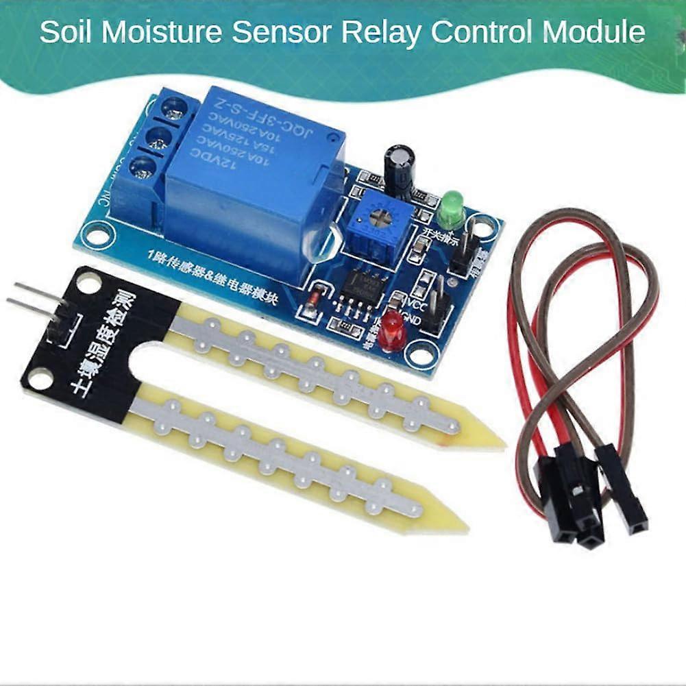 DC 12V Soil Moisture Sensor Relay Control Module for Automatic ...