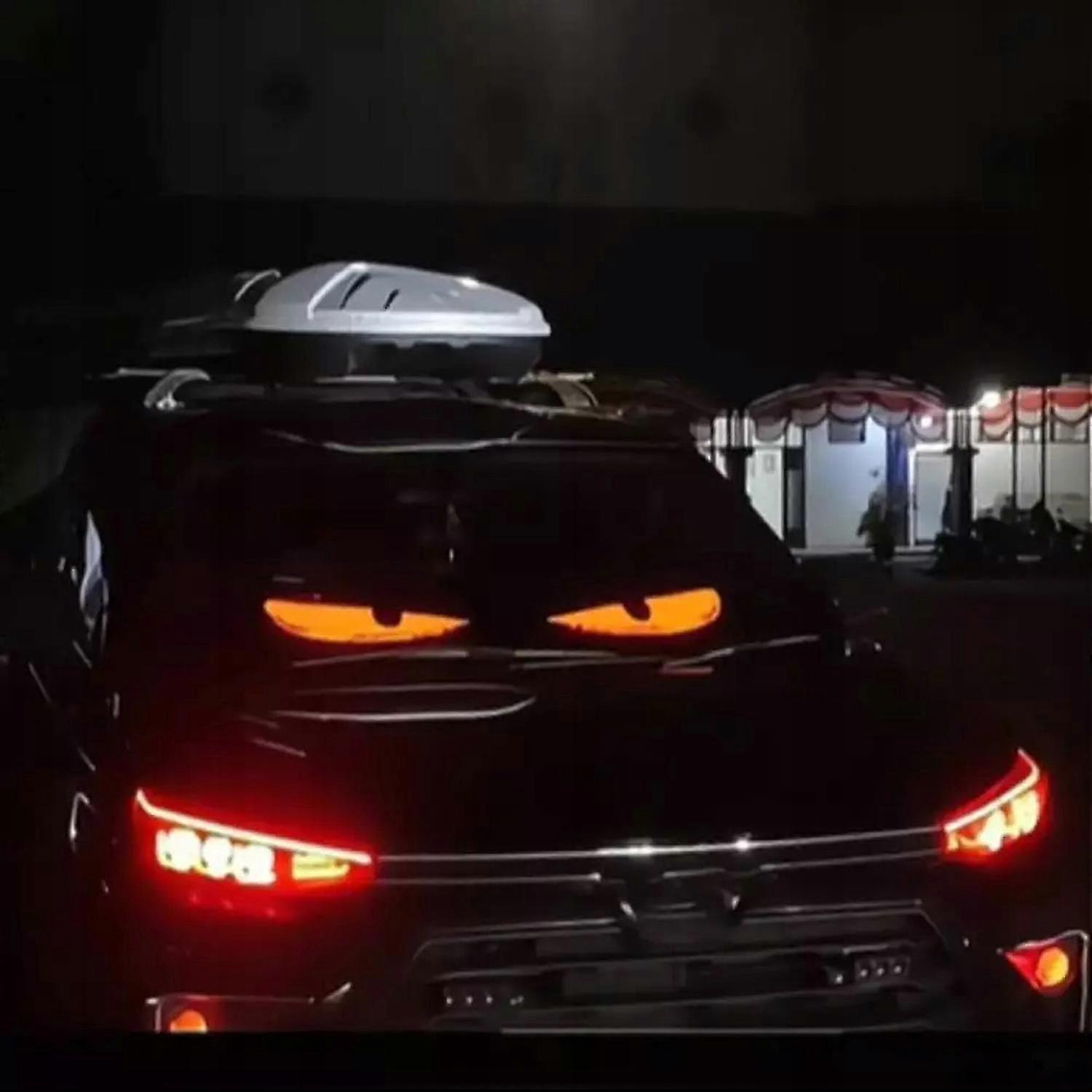 70x173mm LED Devil Eyes Car Lights for Truck DIY Customization | Fruugo UK