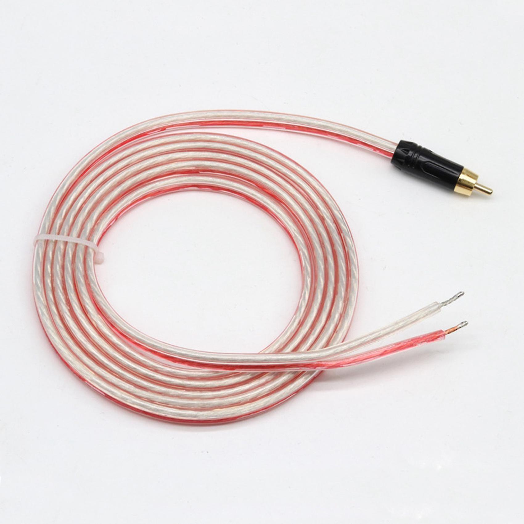 Replacement Repair Speaker Bare Wire Cable 5ft With Rca Plug To ...