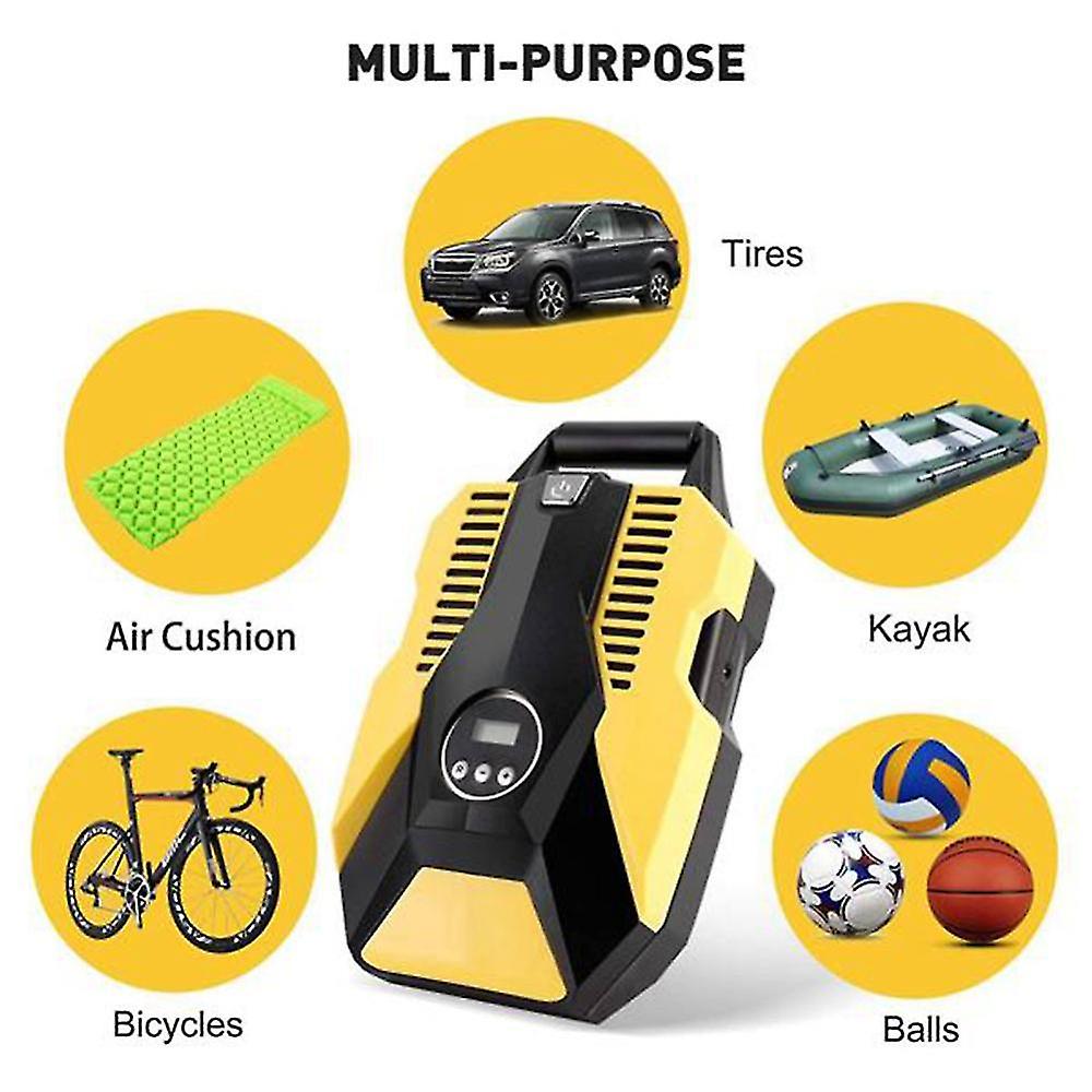 Digital Tire Inflator Dc 12v 150psi Compressor Pump Auto Shut Off With ...