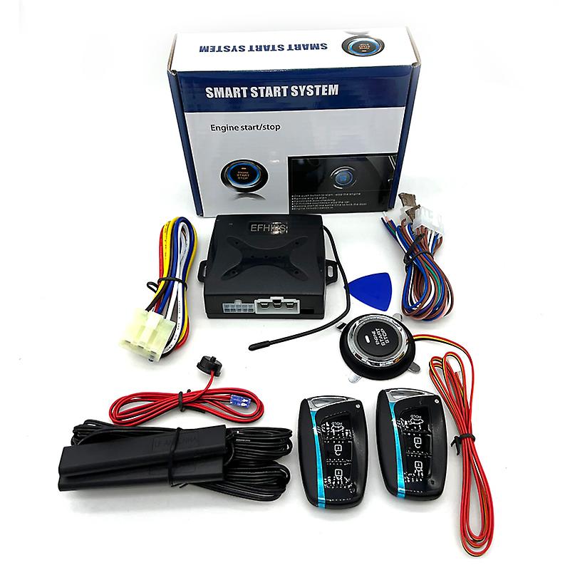 Start Stop Keyless Entry System Engine Start Alarm System | Fruugo UK