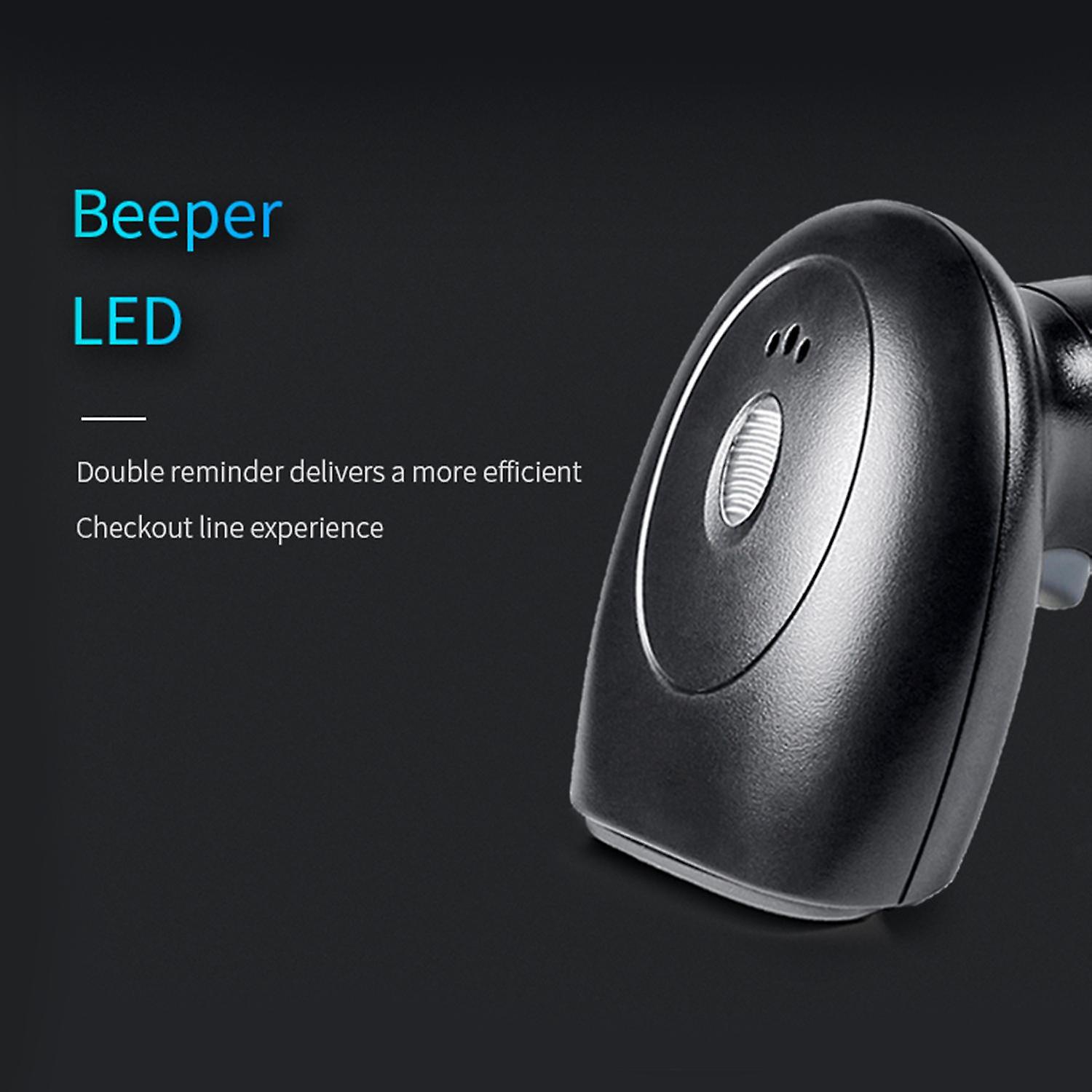 USB Barcode Scanner 1D 2D QR Handheld Wired Bar Code Reader with Stand ...