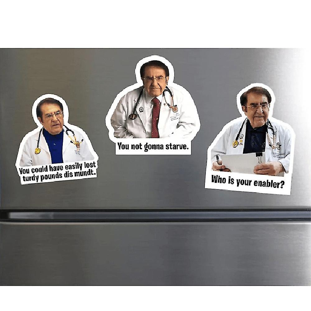 3pcs/set Dr. Now Kitchen Refrigerator Magnetic Stickers, Dr. Nowzaradan ...