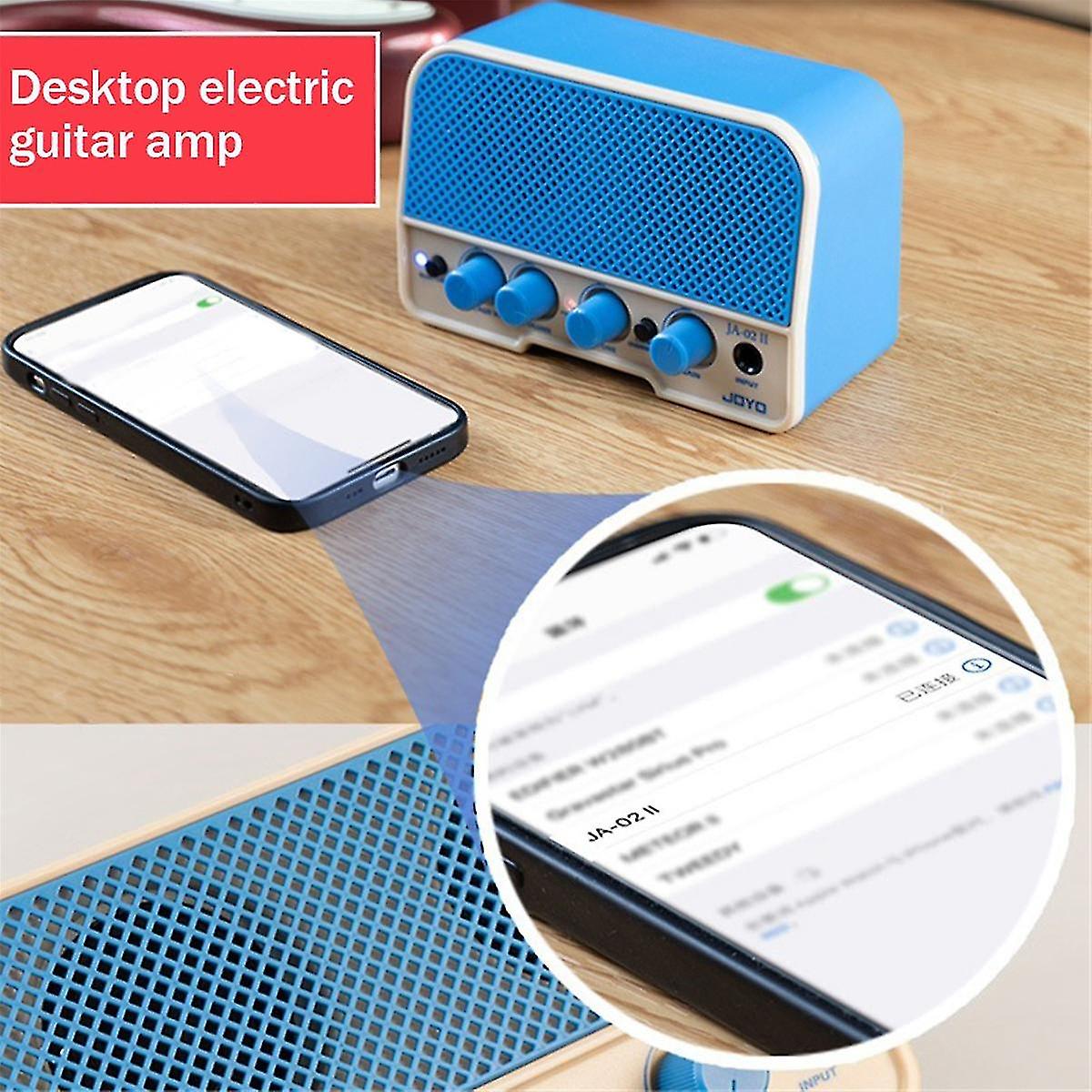 -02 Ii Electric Guitar Amp, Bluetooth Electric Guitar Amplifier, Clean ...