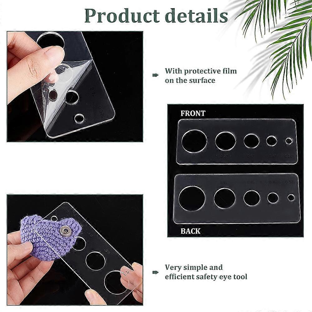 6pcs Safety Eyes Insertion Tool Auxiliary Tool for Attaching Safety ...