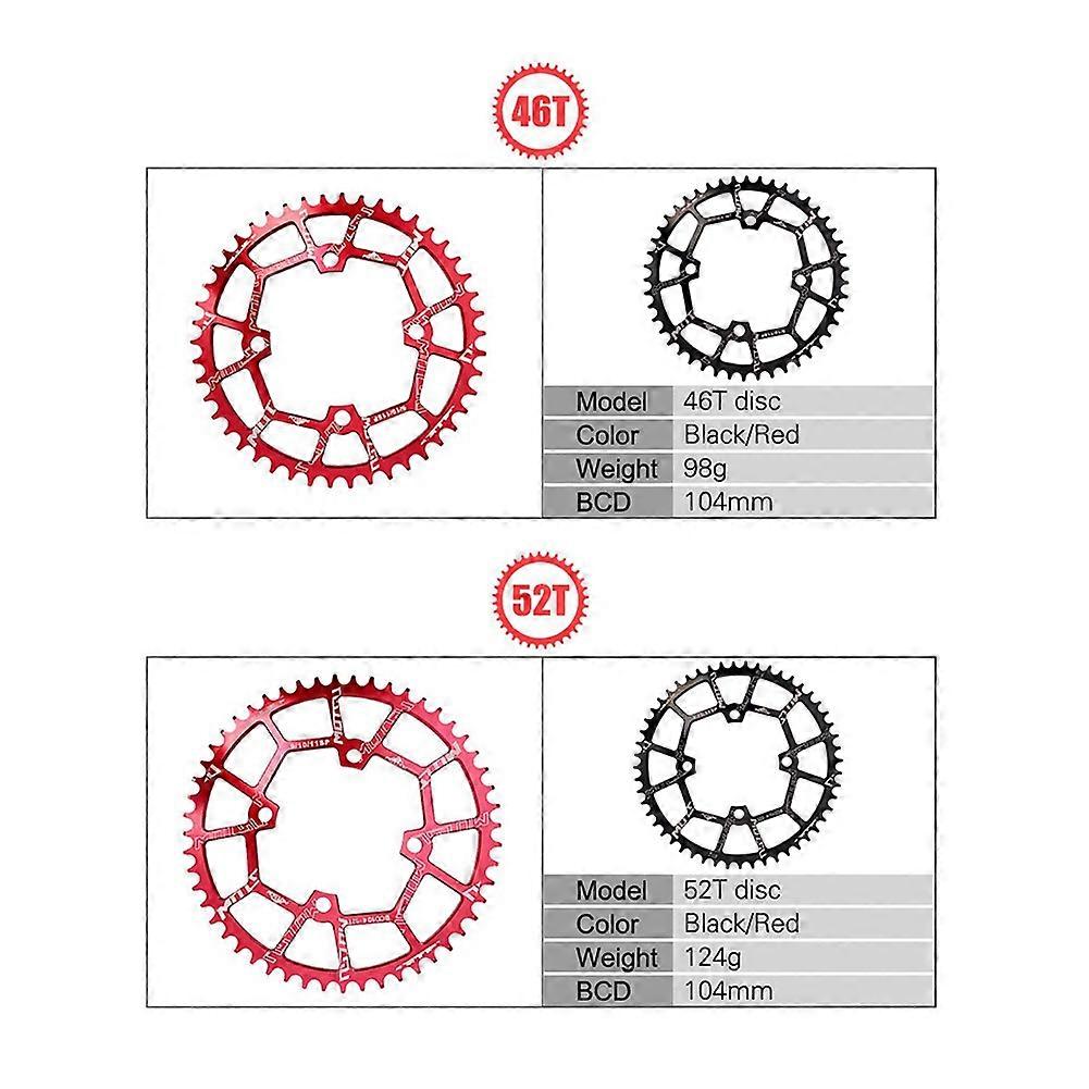 E-Bike Chain Wheel 46T+104BCD Chain Ring Adapter for Mid Drive Motor ...