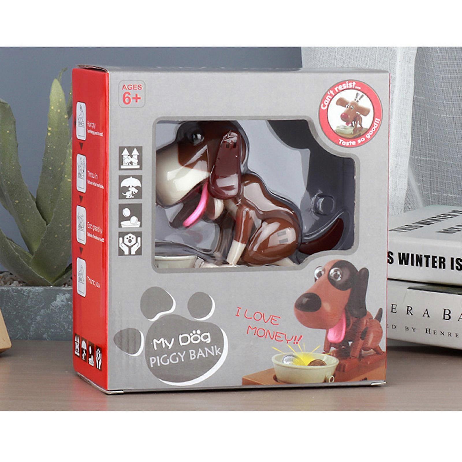 World's Cutest Doggy Coin Money Box,Automatic Stole Coin Money Doggy ...