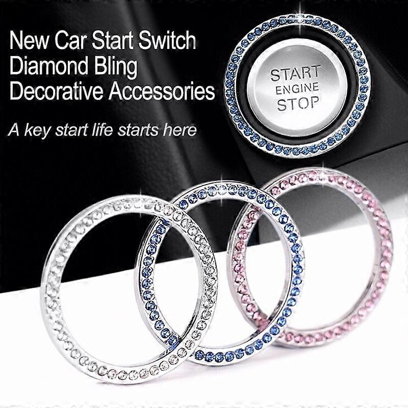 Car Bling Decorative Accessories Start Switch Button 40mm/1.57" Auto ...
