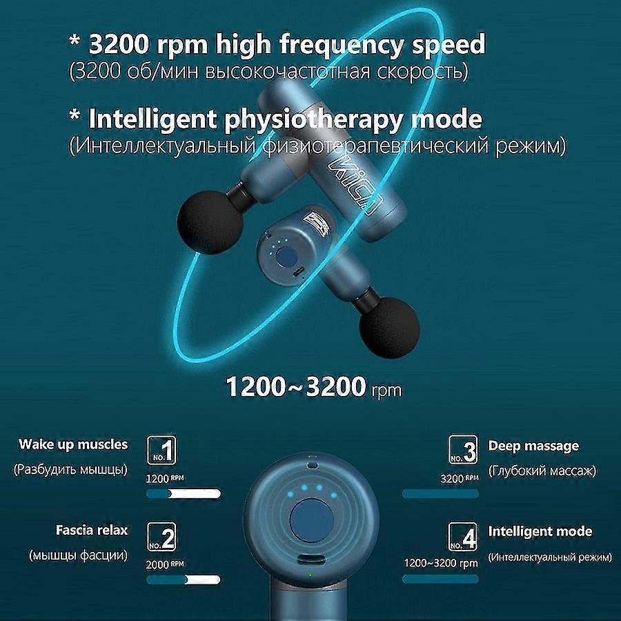 Portable smart masssge gun electric mini body massager professional ...