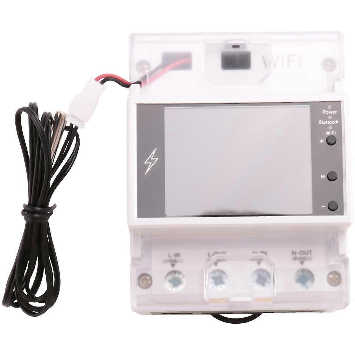 AT4PTW WIFI Tuya Din Rail Digital Thermostat Incubator Temperature Controller with Timer Switch ...