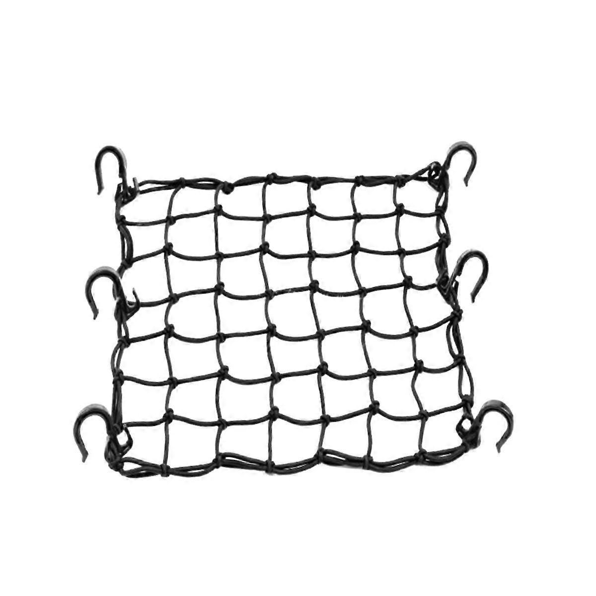 Motorcycle Bicycle Cargo Net Featuring 6 Adjustable Hooks and Tight ...