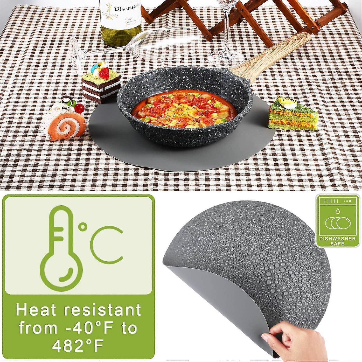 2 Pcs 30cm Silicone Microwave Mat Non-stick Oven Mat Microwave ...