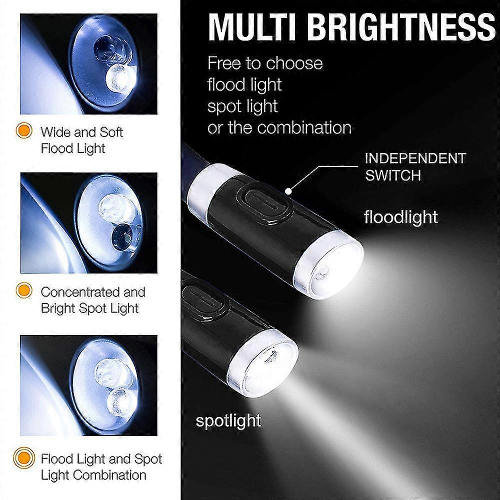 Rechargeable Led Book Light,neck Hug Reading Lights For Reading In Bed ...